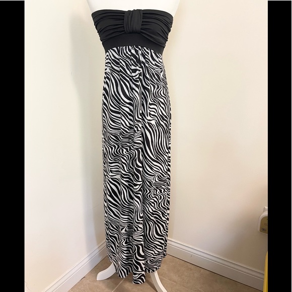 Mlle Gabrielle | Dresses | Stunning Mlle Gabrielle Strapless Zebra ...